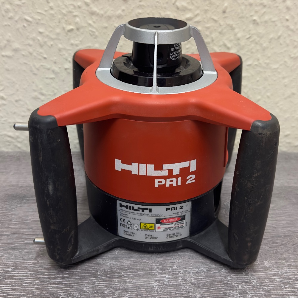Pre-owned HILTI PRI 2 ROTATING LASTER LEVEL WITH PRA22 & PD38. - Own4Less